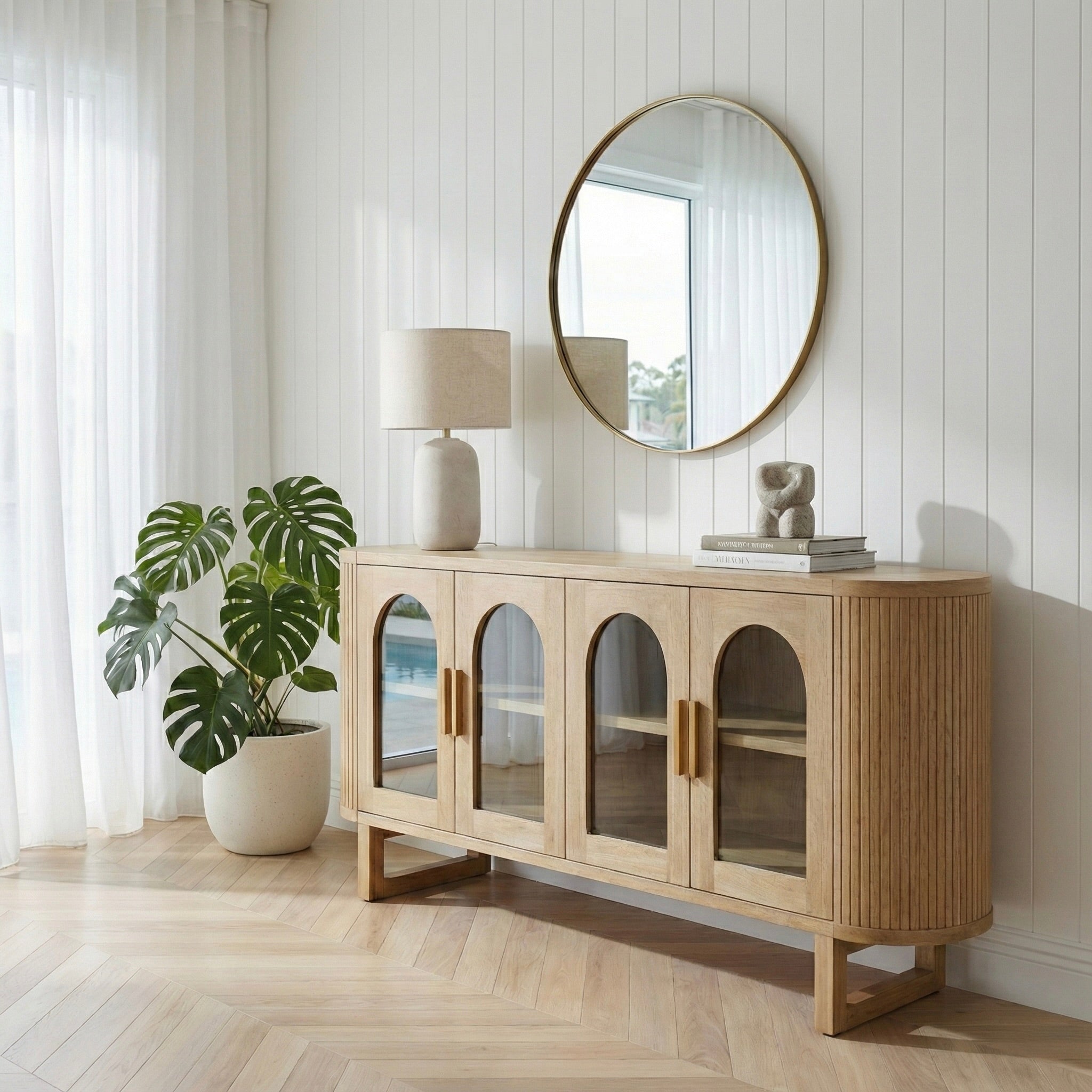 Burleigh Glass Door Buffet – The Outlet Homewares & Furniture
